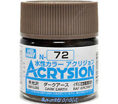 Mr.Hobby N072 Dark Earth Semi Gloss