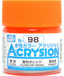 Mr.Hobby N098 Fluorescent Orange Gloss