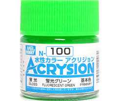 Mr.Hobby N100 Fluorescent Green Gloss