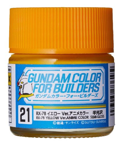 Mr.Hobby UG21 RX-78 Yellow Ver. ANIME COLOR (Semi-Gloss)