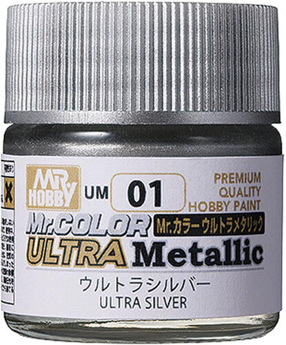 Mr.Hobby UM-01 UM01 Mr.Color Ultra Metallic Silver