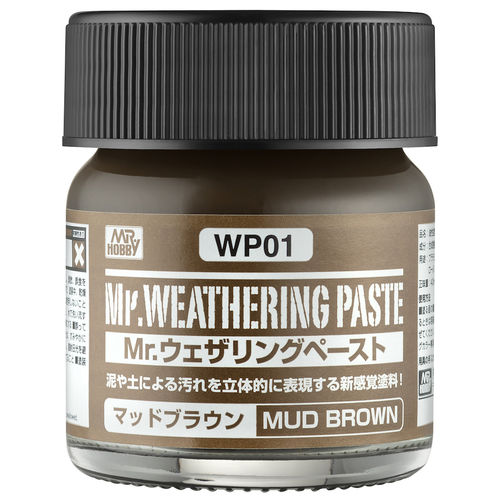 Mr.Hobby WP-01 WP01 Mr.Weathering Paste Mud Brown