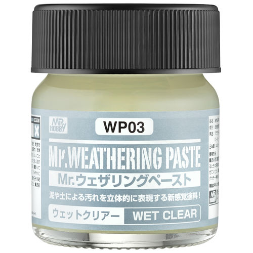 Mr.Hobby WP-03 WP03 Mr.Weathering Paste Wet Clear