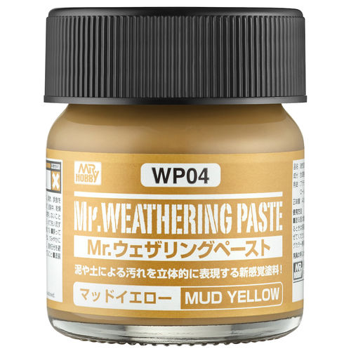Mr.Hobby WP-04 WP04 Mr.Weathering Paste Mud Yellow