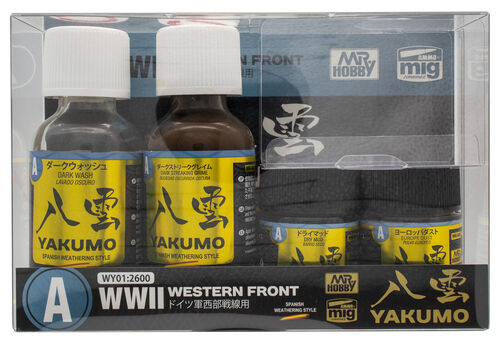 Mr.Hobby WY-01 Yakumo Color Set A - WWII Western Front