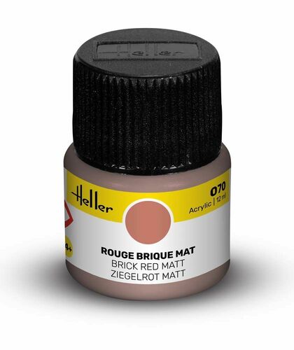 Heller 9070 070 Brick Red - Matt