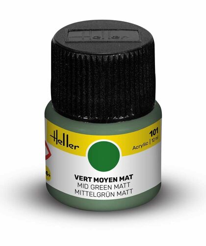Heller 9101 101 Mid Green - Matt