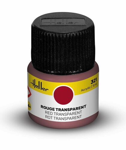 Heller 9321 321 Red Transparent