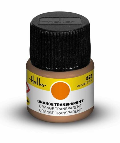 Heller 9322 322 Orange Transparent