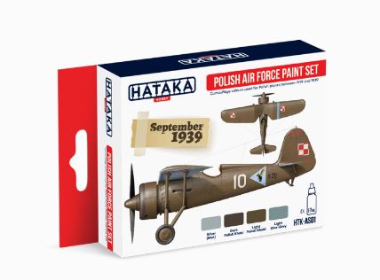 Hataka Hobby HTK-AS01 Polish Air Force paint Set