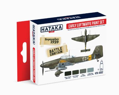 Hataka Hobby HTK-AS02 Early Luftwaffe paint Set