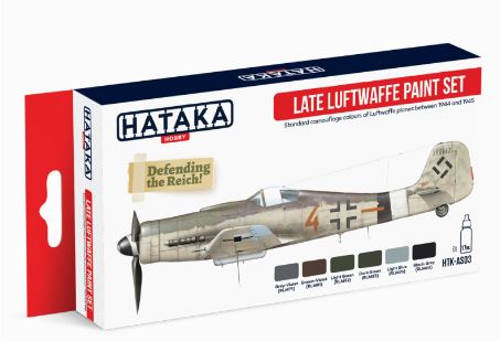 Hataka Hobby HTK-AS03 Late Luftwaffe paint Set