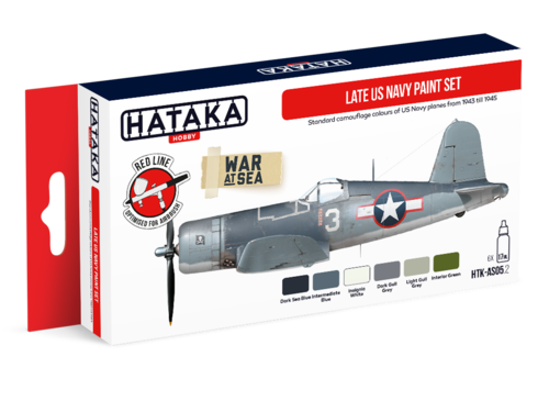 Hataka Hobby HTK-AS05.2 Late US Navy Paint Set