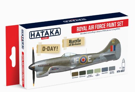 Hataka Hobby HTK-AS07 Royal Air Force paint set