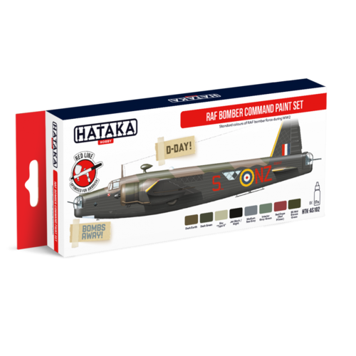 Hataka Hobby HTK-AS102 RAF Bomber Command paint set
