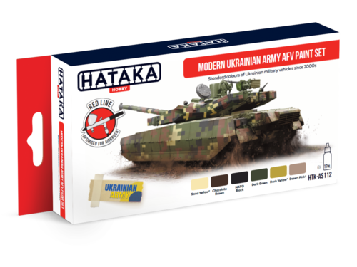 Hataka Hobby HTK-AS112 Modern Ukrainian Army AFV Paint Set