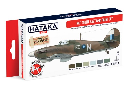 Hataka Hobby HTK-AS115 RAF South-East Asia Paint Set