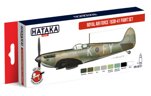 Hataka Hobby HTK-AS121 Royal Airforce 1938 - 1941 Paint Set