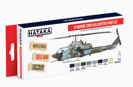 Hataka Hobby HTK-AS14 US Marine Corps Helicopters Paint Set