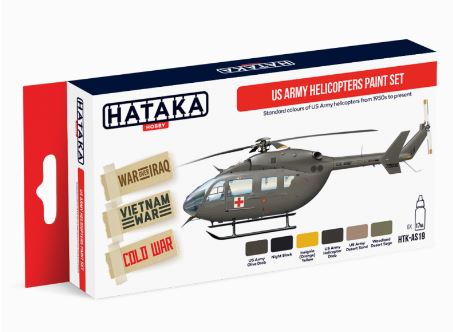 Hataka Hobby HTK-AS19 US Army Helicopters paint set