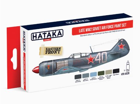 Hataka Hobby HTK-AS20 Late WW2 Soviet Air Force paint set