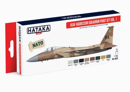 Hataka Hobby HTK-AS29 USAF Aggressor Squadron paint set vol. 1