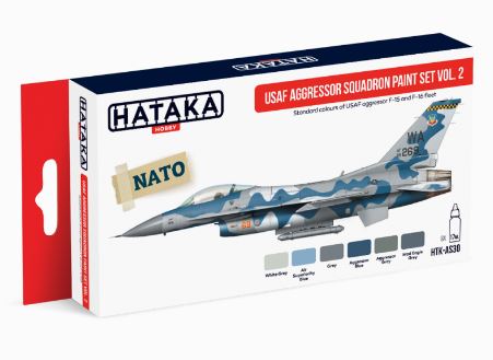 Hataka Hobby HTK-AS30 USAF Aggressor Squadron paint set vol. 2