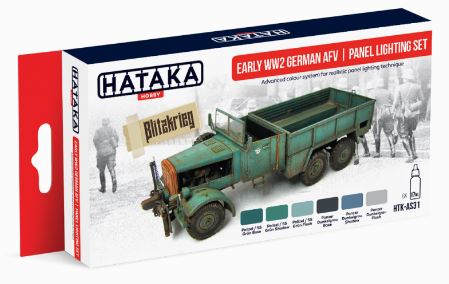 Hataka Hobby HTK-AS31 Early WW2 German AFV panel lighting set