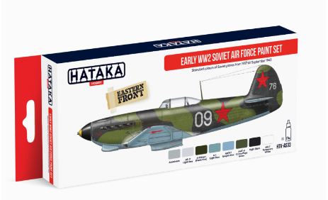 Hataka Hobby HTK-AS33 Early WW2 Soviet Air Force Paint Set