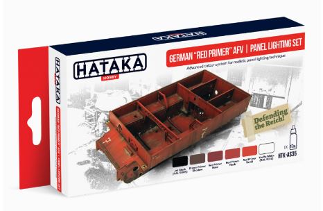 Hataka Hobby HTK-AS35 German "Red Primer" AFV panel lighting set