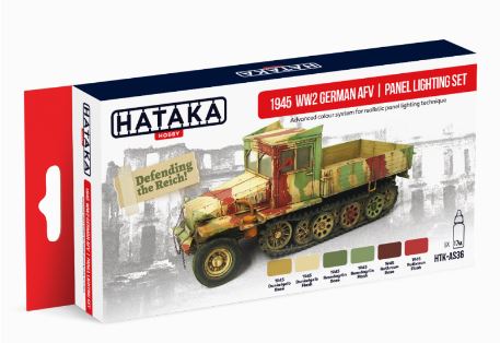 Hataka Hobby HTK-AS36 1945 WW2 German AFV panel lighting set