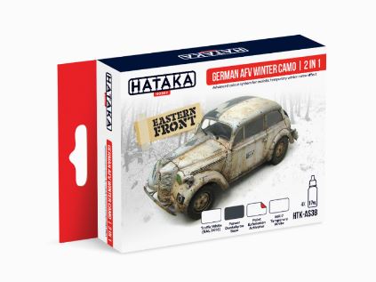 Hataka Hobby HTK-AS38 German AFV Winter Camo 2 in 1 set