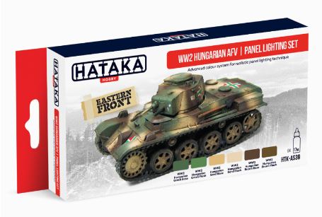 Hataka Hobby HTK-AS39 WW2 Hungarian AFV panel lighting set