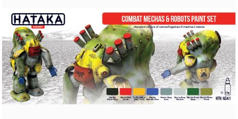 Hataka Hobby HTK-AS41 Combat Mechas & Robots paint set