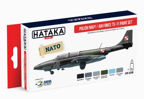 Hataka Hobby HTK-AS46 Polish Navy/Air Force TS-11 paint set