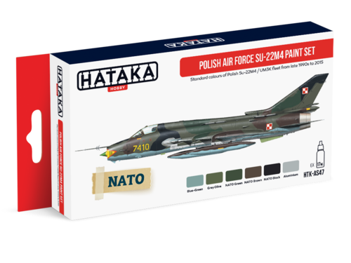 Hataka Hobby HTK-AS47 Polish Air Force Su-22m4 paint set