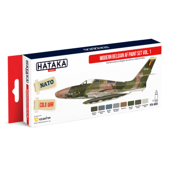 Hataka Hobby HTK-AS59 Modern Belgian AF paint set vol. 1