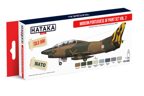 Hataka Hobby HTK-AS60 Modern Portuguese AF paint vol. 2