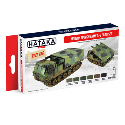 Hataka Hobby HTK-AS65 Modern Finnish Army AFV paint set