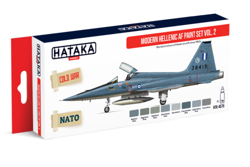 Hataka Hobby HTK-AS75 Modern Hellenic AF paint set vol. 2