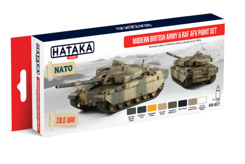 Hataka Hobby HTK-AS77 Modern Brit. Army & RAF AFV set