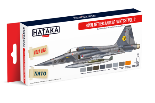 Hataka Hobby HTK-AS82 Royal Netherlands AF paint set vol. 2
