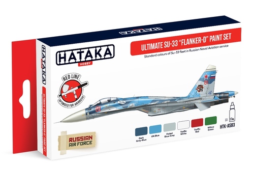Hataka Hobby HTK-AS83 Ultimate Su-33 Flanker D paint set