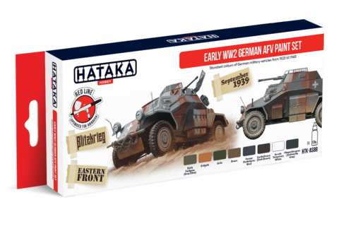 Hataka Hobby HTK-AS88 Early WW2 German AFV paint set