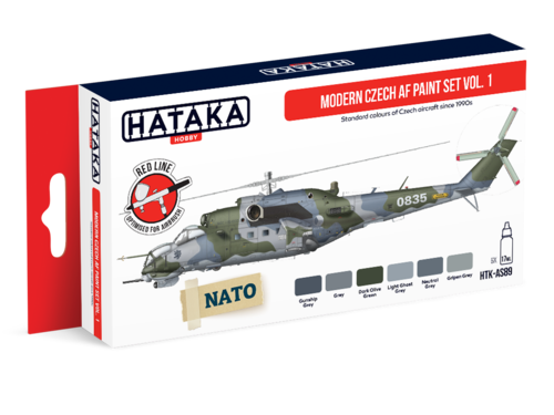 Hataka Hobby HTK-AS89 Modern Czech AF paint set vol.1