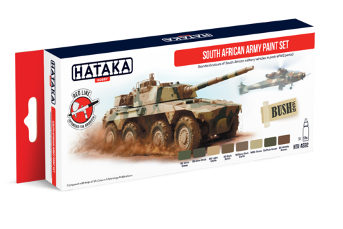 Hataka Hobby HTK-AS92 South African Army paint set