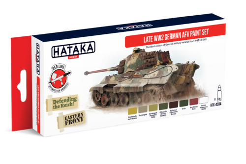 Hataka Hobby HTK-AS94 Late WW2 German AFV paint set