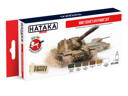Hataka Hobby HTK-AS95 WW2 Soviet AFV paint set