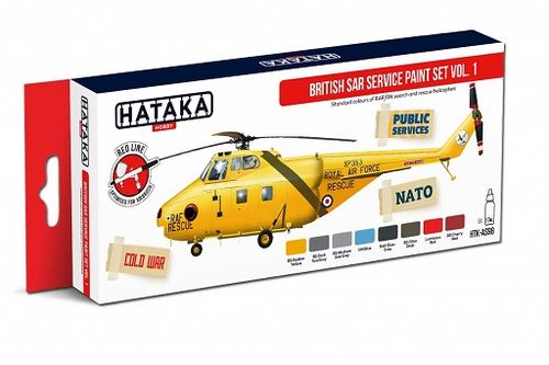 Hataka Hobby HTK-AS98 British SAR Service paint set.vol.1