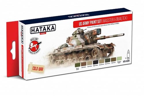Hataka Hobby HTK-AS99 US Army paint set (Masster&Dualtex)